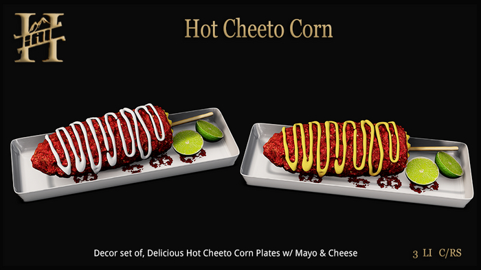 Second Life Marketplace - Chef Hill. Hot Cheeto Corn